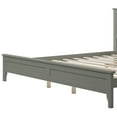 Bellemave King Size Wooden Bed Frame with Headboard, Modern Platform ...
