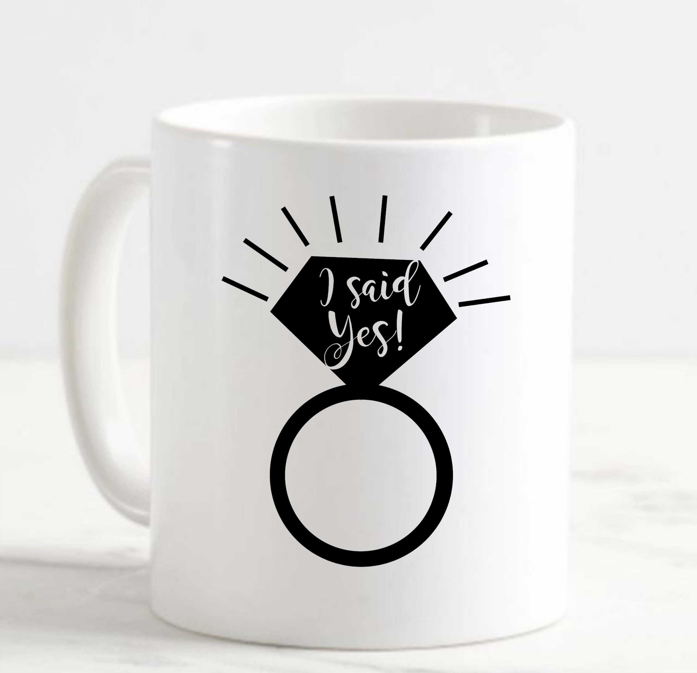 Diamond Ring Coffee Mug