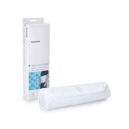 McKesson Abdominal Binder Small / Medium Hook and Loop Closure 30 to 45 ...