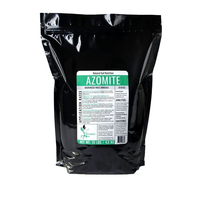 10 Pounds Micronized Azomite Trace Mineral Fertilizer Powder - Walmart.com