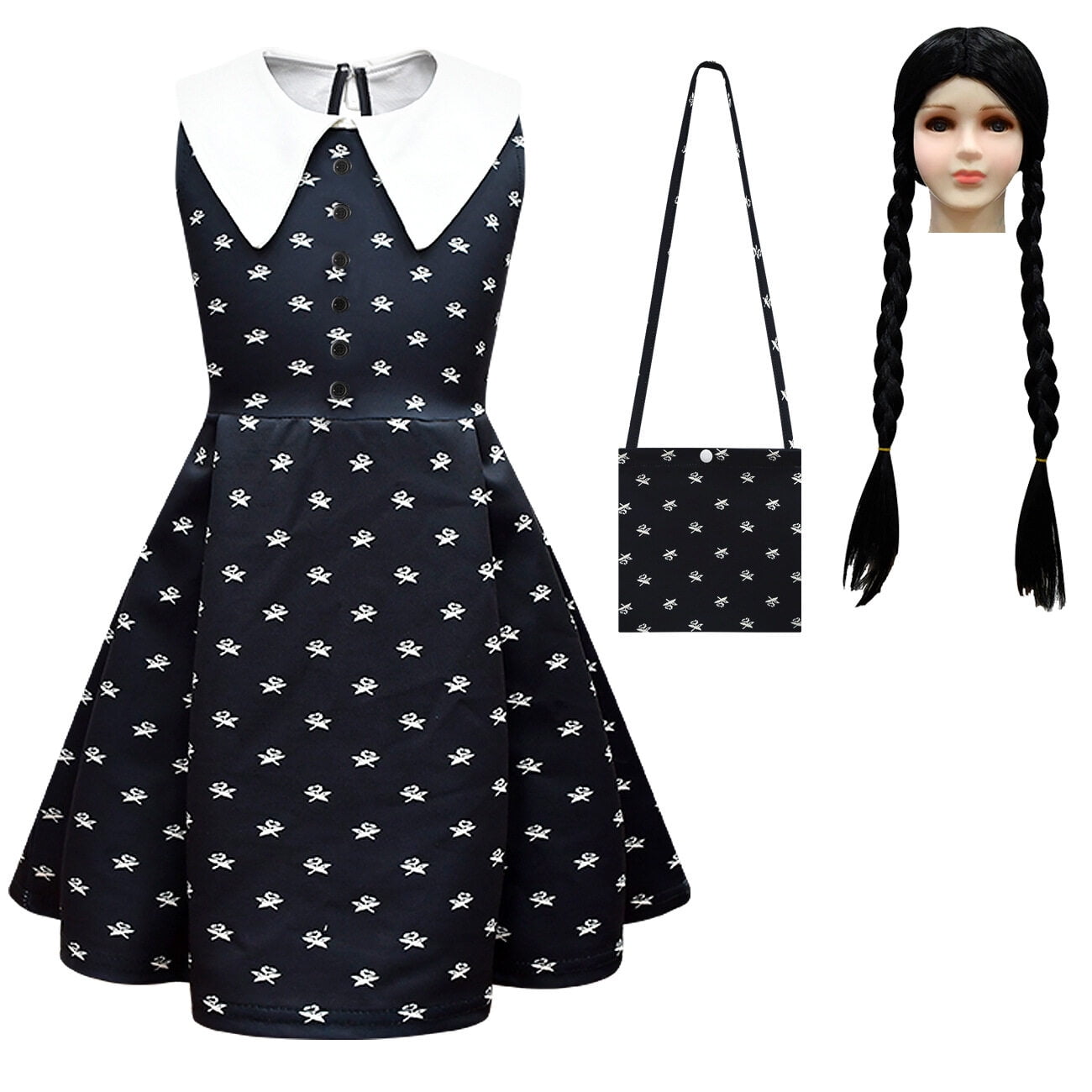 Click here for Kawell Addams Family Wednesday Costume Dress Up  C... prices