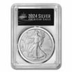 2020-W Burnished $1 American Silver Eagle PCGS SP70 FS Flag Label - Walmart.com