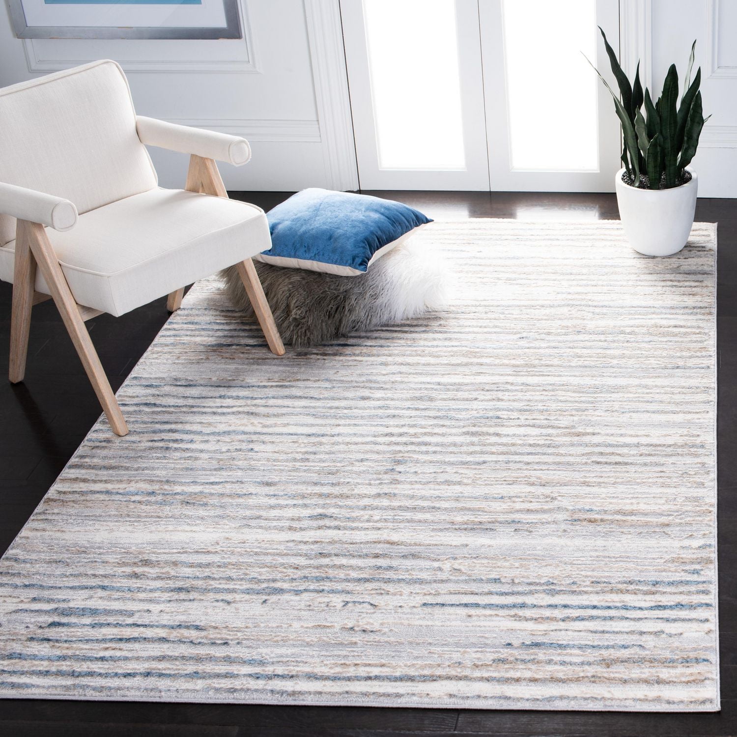 Click here for Safavieh Lagoon Caylee Striped Distressed Area Rug... prices