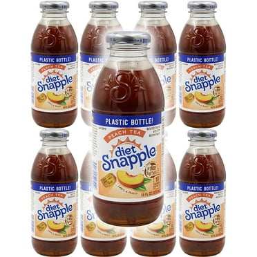 Snapple Raspberry Peach, All Natural, 16 Fl Oz (Pack of 8, Total of 128 ...
