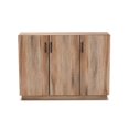 Baxton Studio Patton Oak Finished Wood 3-Door Dining Room Sideboard ...