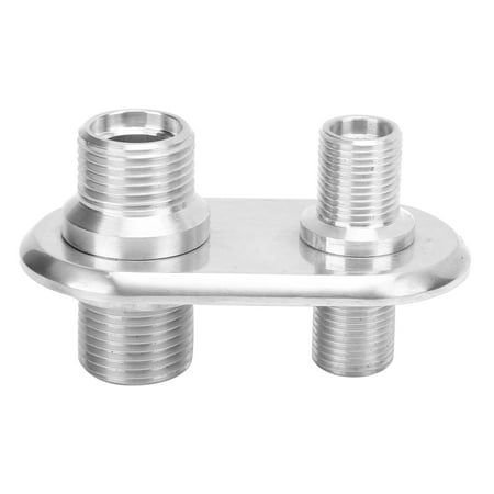 Bkuxy AC Line Port,Firewall Bulkhead,Car 2‑Port Air Conditioner ...