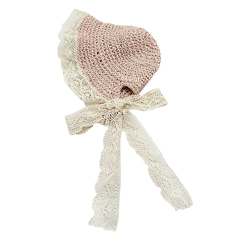 FANTADOOL Summer Baby Girls Lace Children Breathable Hat Straw Hat Kids ...