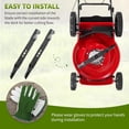 2105200317A Lawn Mower Blades 21 inch Compatible with Murray,MNA 152901 ...