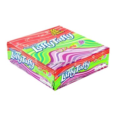 Laffy Taffy Stretchy and Tangy Candy, Watermelon, 36 ounce (Pack of 24 ...
