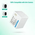 Powerextra 4 Pack 2440mAh 7.2V Rechargeable Li-ion Battery, Arlo Pro ...