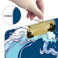 Blue Sea Waves Acrylic Clipboard Drawing Board with Hook Writing Pad ...