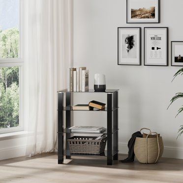 Free Shipping! FITUEYES AV shelf Media Component TV Stand Audio Cabinet ...