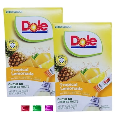 Dole Sugar-Free Fruit Flavored Drink Mix Packets, Tropical Splash ...