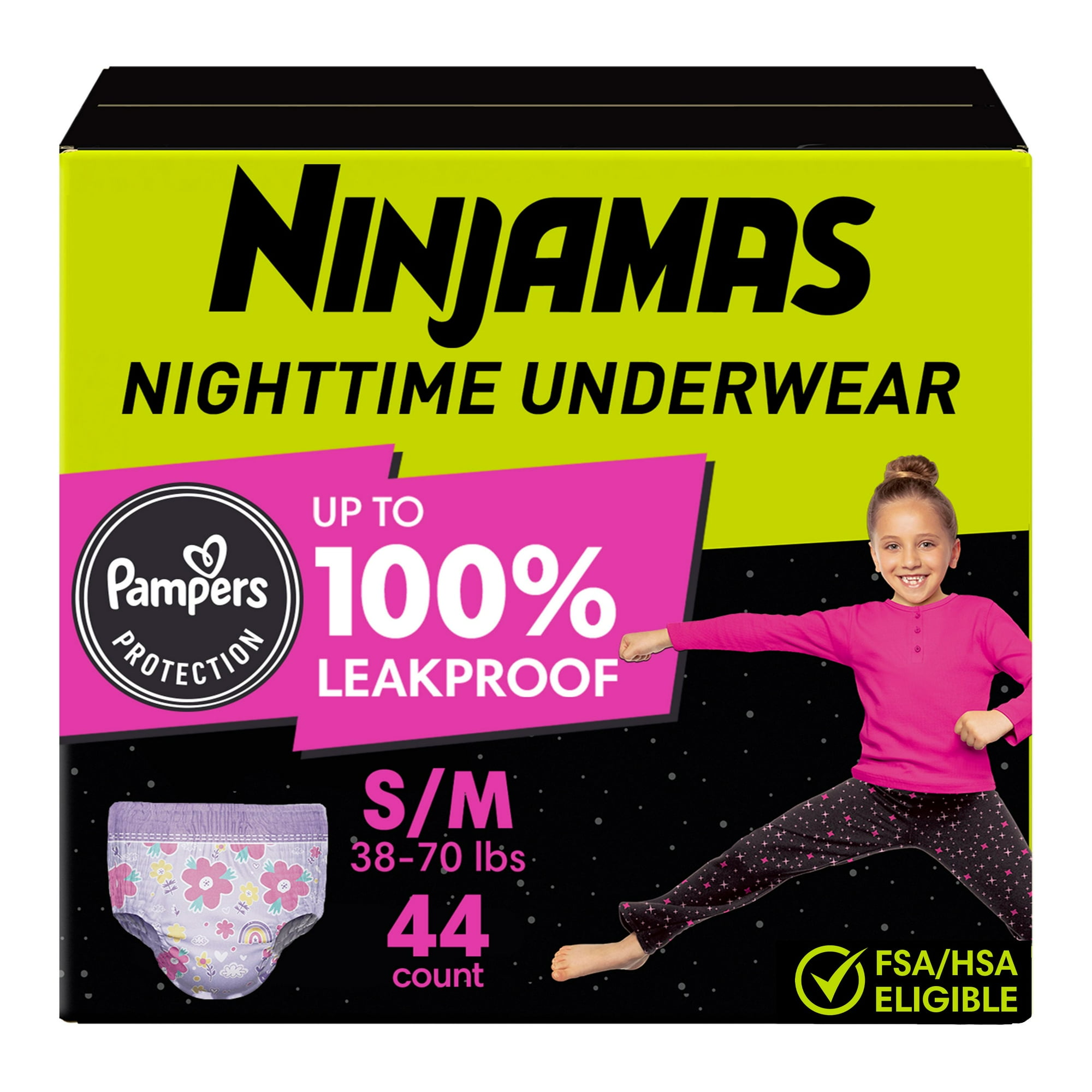 Click here for Ninjamas Girls Bedwetting Nighttime Underwear  Siz... prices