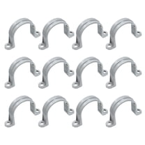 10Pack 1-1/4 Inch Pipe Straps, 2 Hole Conduit Pipe Clamps Supports ...