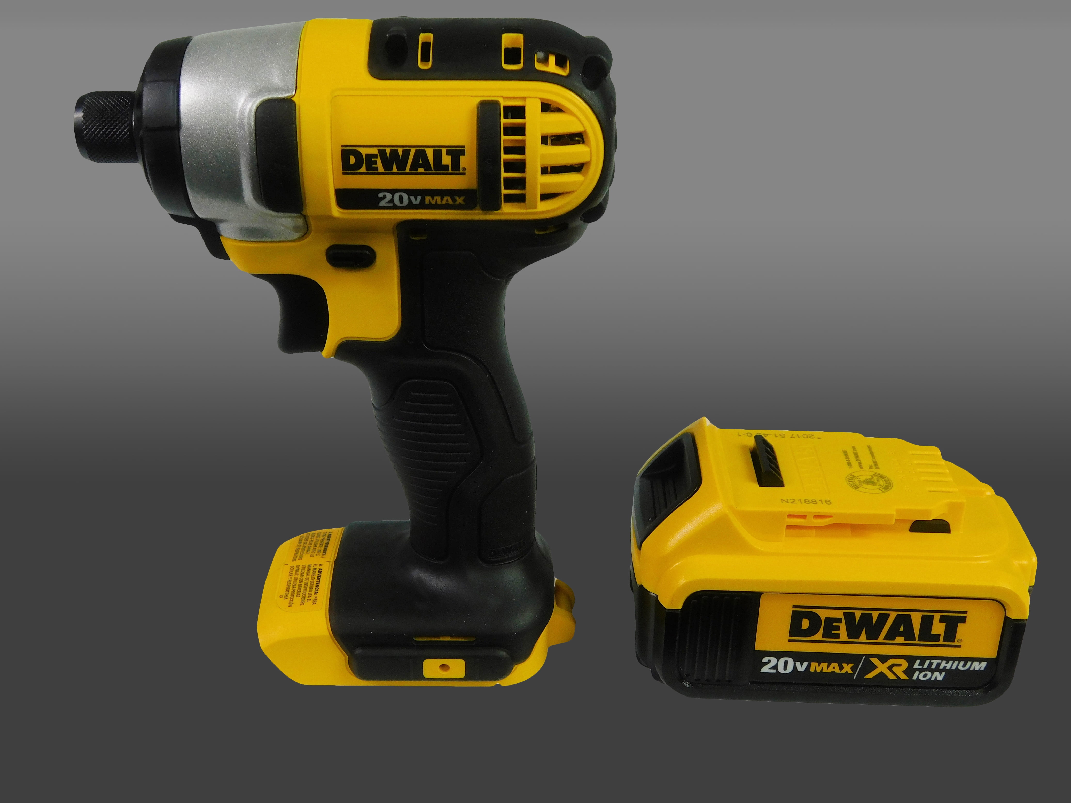DeWalt DCF885 1 4 Cordless Impact Driver One DCB203 2.0AH battery Lithium Walmart