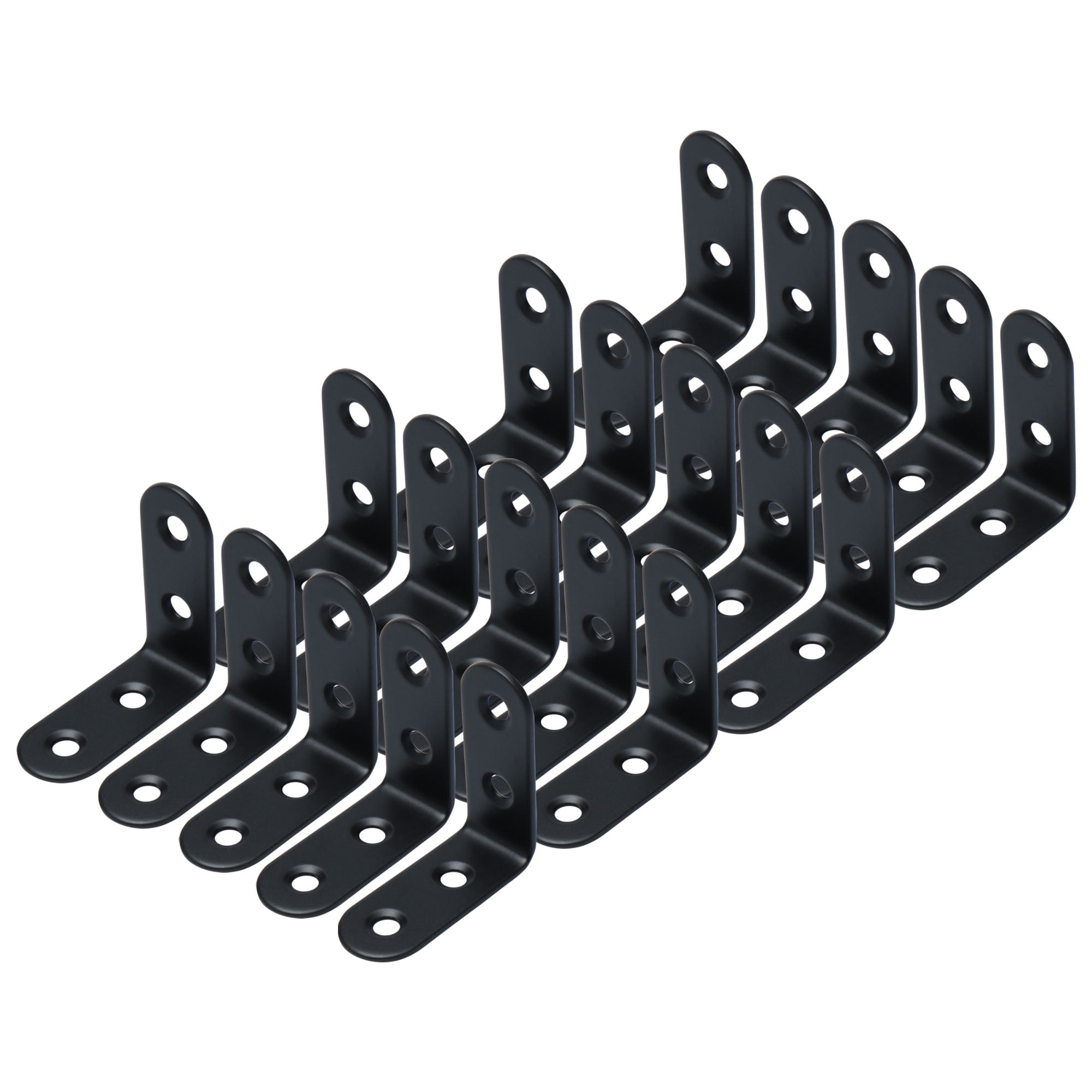40 x 40mm Angle Bracket Stainless Steel Black L Shaped Angle Brackets ...