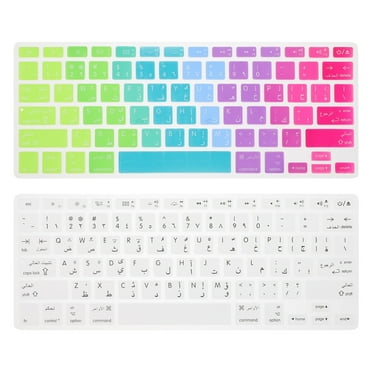 HQRP English QWERTY Laminated Keyboard Stickers for All PC & Laptops ...