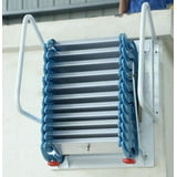 Telescopic Folding Ladder Blue Interlayer Small Wall Hanging Aluminum-Magnesium Alloy - Walmart.com