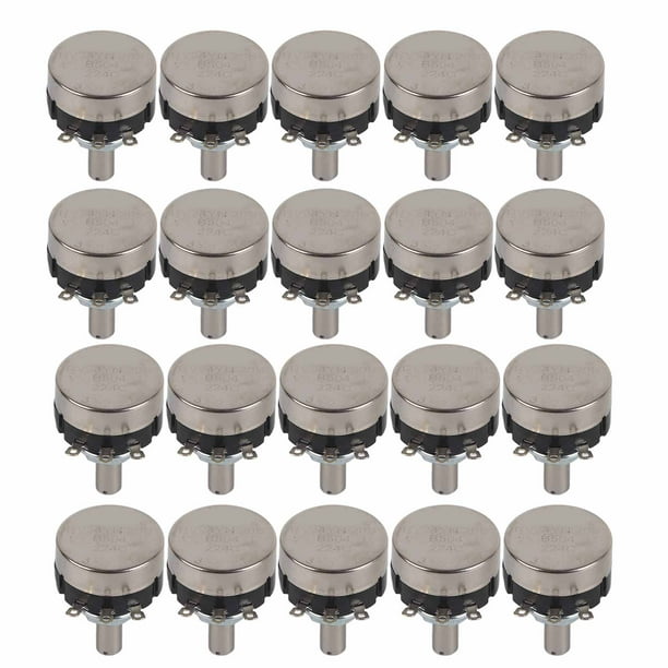 Motor Potentiometer20Pcs Potentiometer Carbon Film Potentiometer Set ...