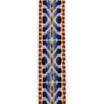 Simplicity Trim, Blue 1 inch Aztec Jacquard Trim Great for Apparel ...