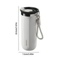 Vacuum Insulated Stainless Steel Coffee Cup with Lid for Travel Hot ...