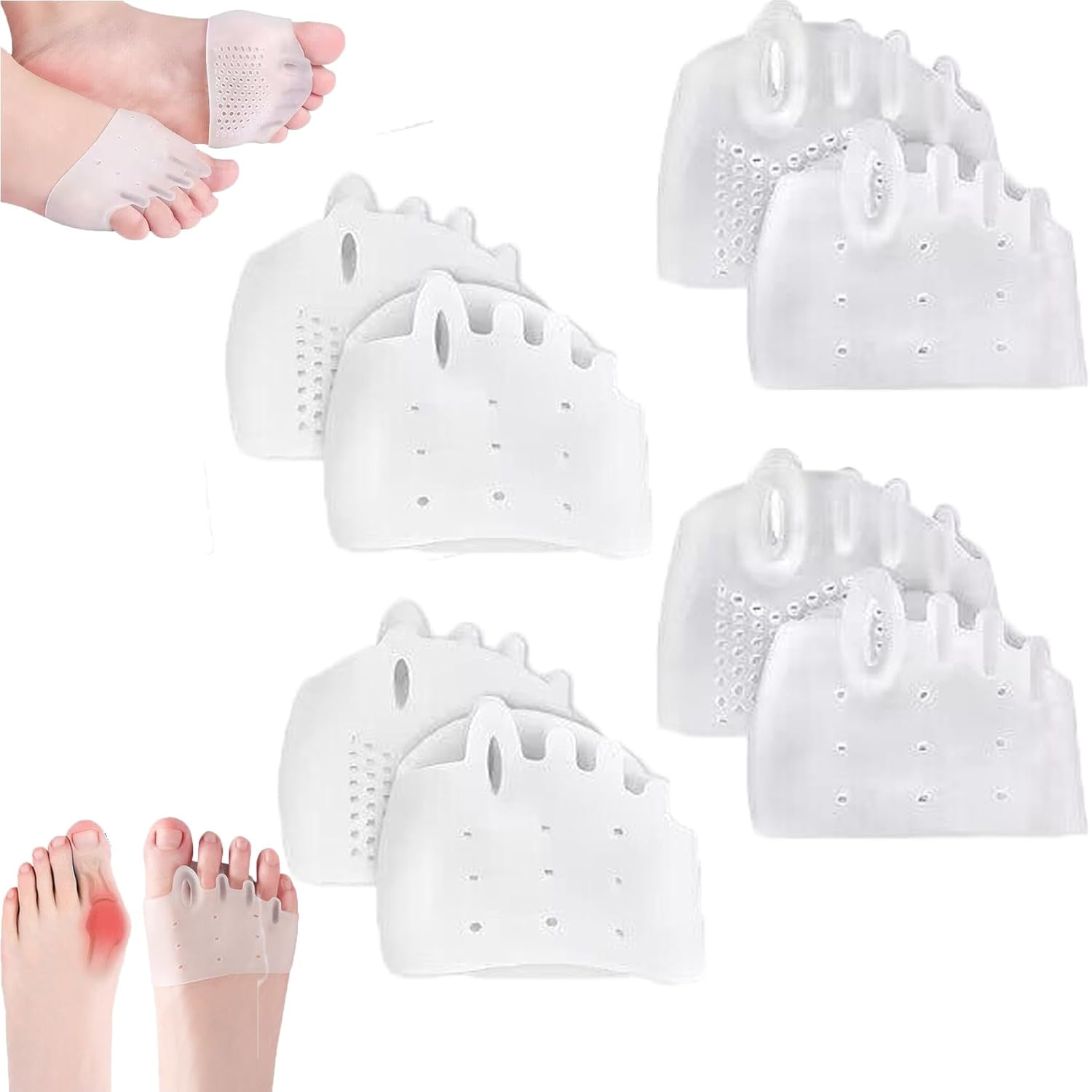 Click here for Xmwbd Hyggear Silicone Toe Separators For Women  2... prices