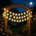 Blue Seashell LED String Lights, Waterproof Warm Glow Fairy Lights for ...