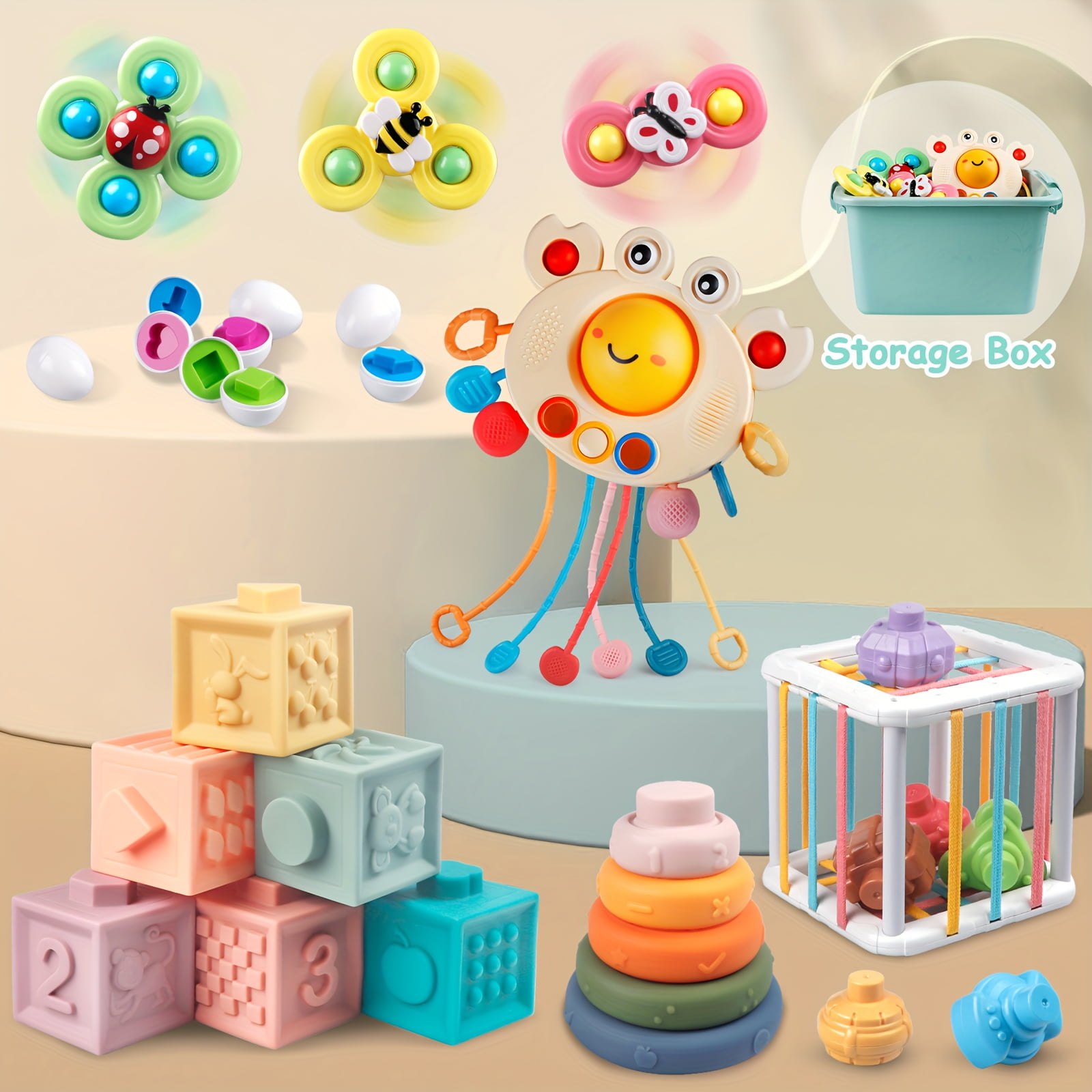 Click here for Grm 6 In 1 Baby Toys 6 To 12 Months  Montessori To... prices