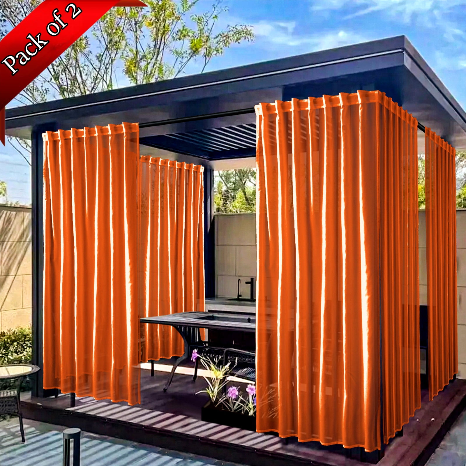 Click here for Djiypn Waterproof Outdoor Curtains For Patio  Ligh... prices