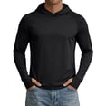 BRANROY Men's UPF50+ Sun Hoodie - Solid Color UV Resistant Lightweight ...