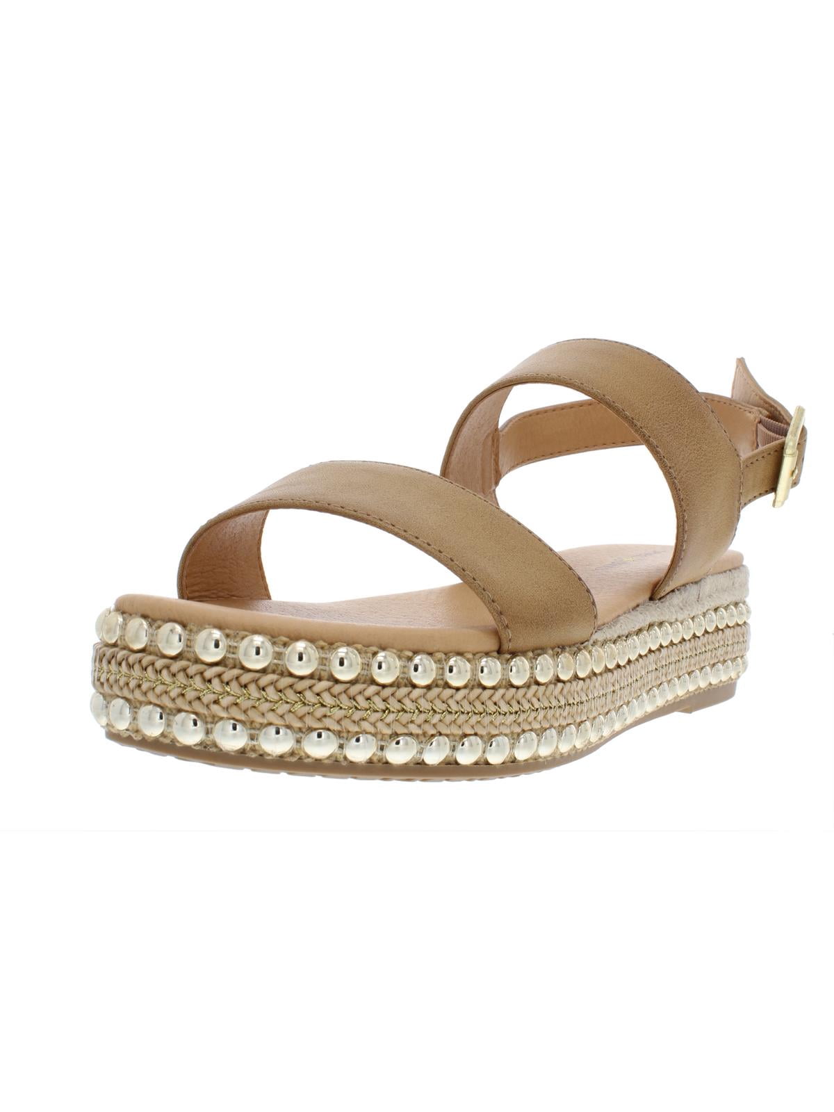 Seven Dials Womens Berenice Faux Leather Espadrille Slingback Sandals ...