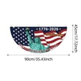 70.8In Half Round Flag 250Th Anniversary Banner For 4Th Of July Outdoor ...