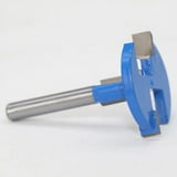 Kiplyki 1/4Inch Shank T Slot Router Bit T-Track Woodwork Milling Cutter ...