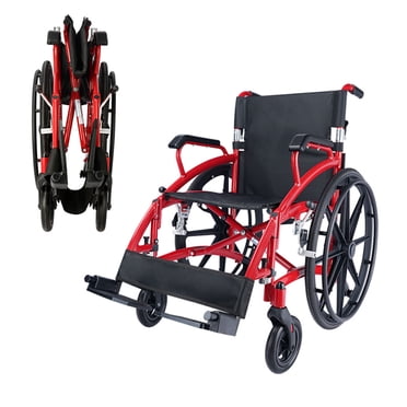 Ultra-Light Adult Wheelchair: Foldable and Easy to Transport with ...