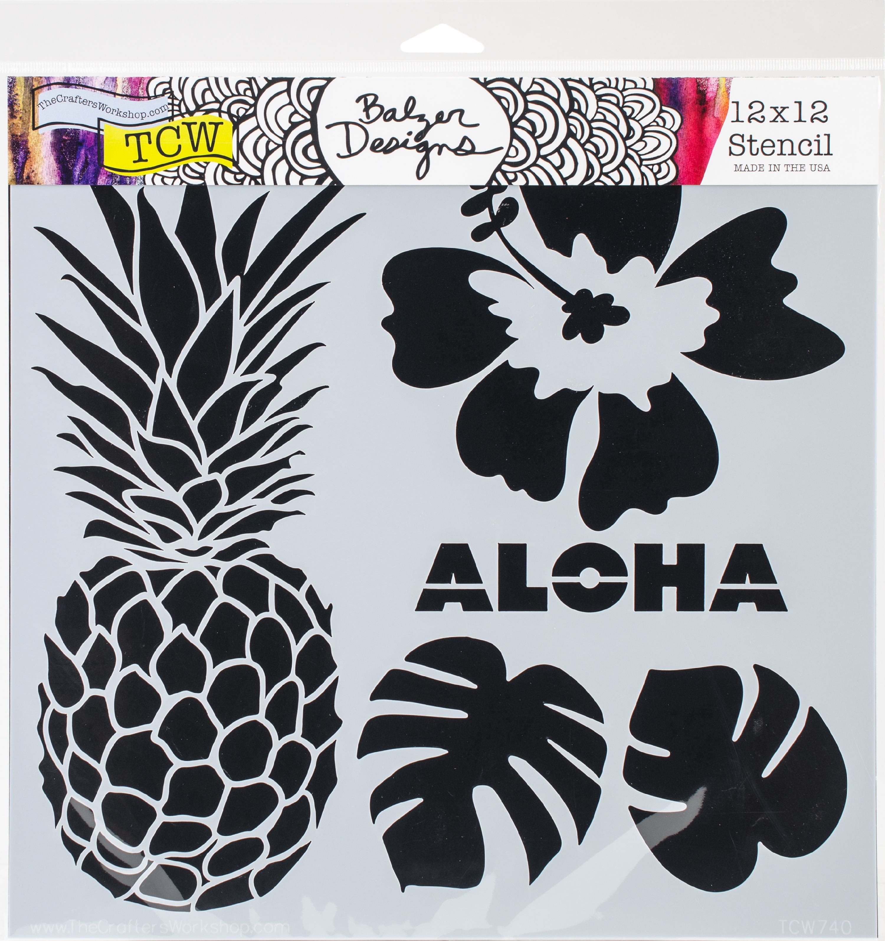 Crafter's Workshop Template 12"X12"-Aloha - Walmart.com