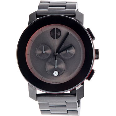 Movado Men's Bold Mid-Sized Analog Leather 41mm Watch 3600489 - Walmart.com