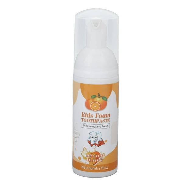 Kids Toothpaste, Kids Foam Toothpaste Orange Flavor For Teeth - Walmart.ca