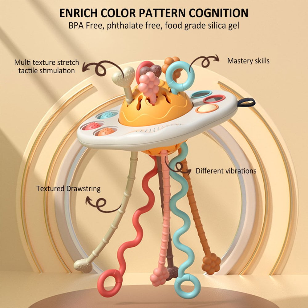 Click here for Generic Pull String Toy Montessori Pull Toys For B... prices