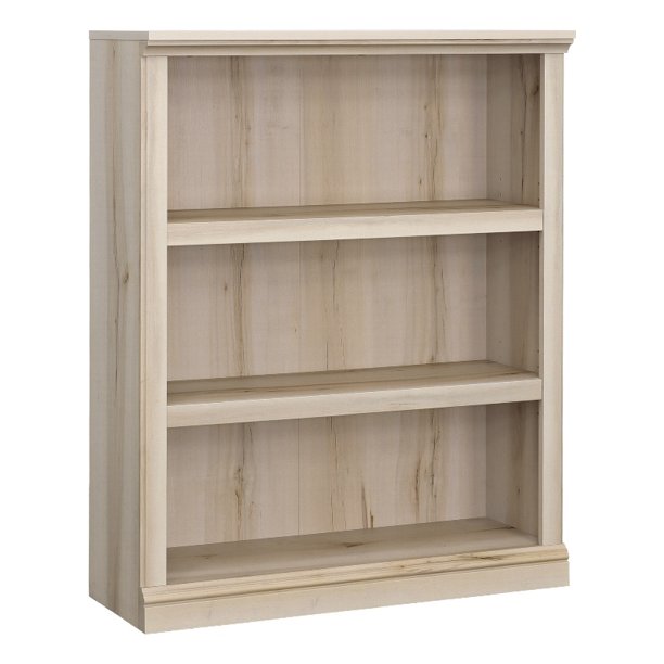 Sauder Select Engineered Wood 3-Shelf Bookcase in Pacific Maple Finish ...