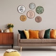 6 Pieces Boho Plant Wall Art Decor Wooden Farmhouse Rustic Bohemian ...