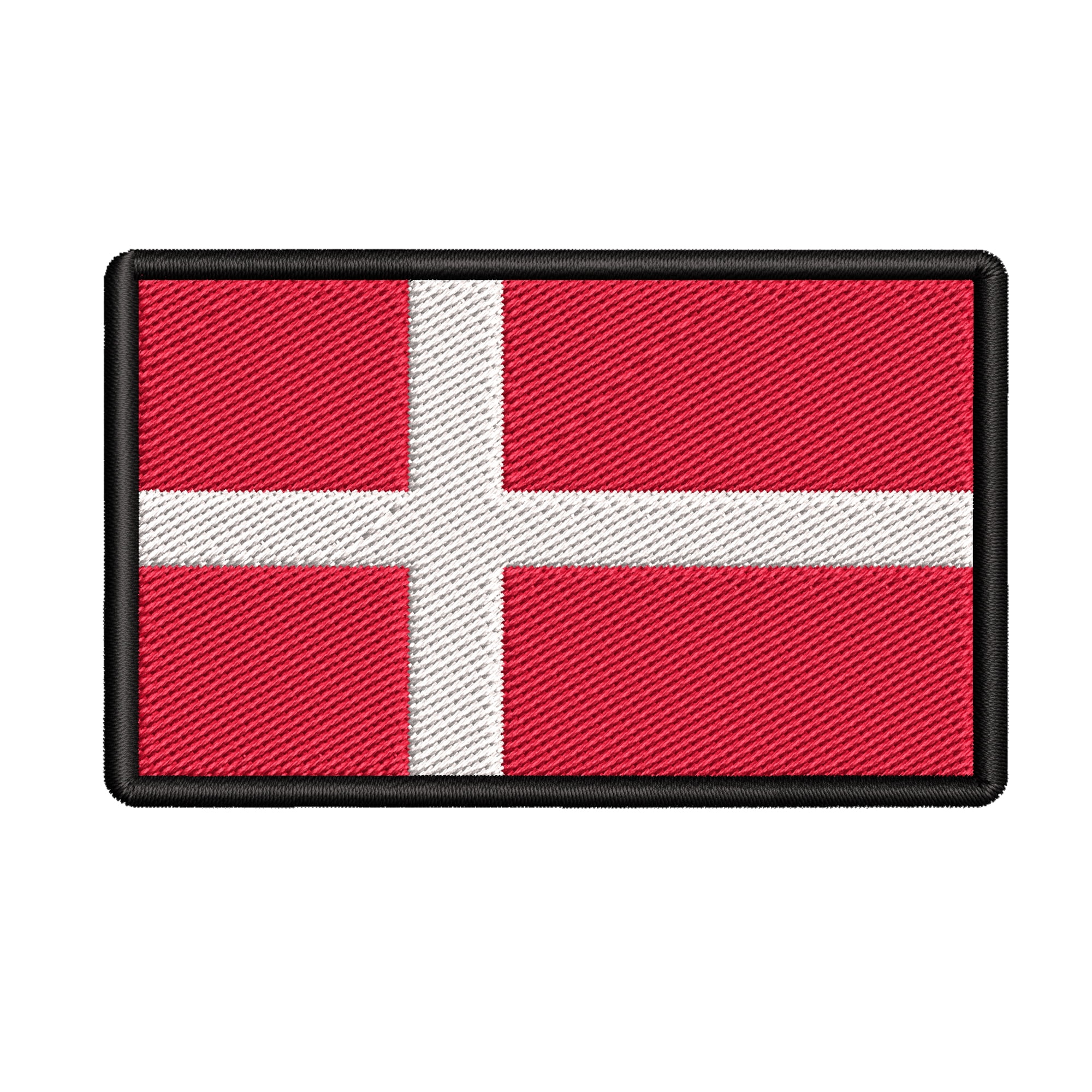 Denmark Flag Embroidered Iron-on Patch - Walmart.com