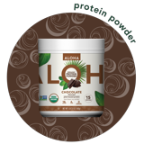 ALOHA Plant Based Protein Powder, Chocolate, 18g Protein, 1.2lb, 19oz ...