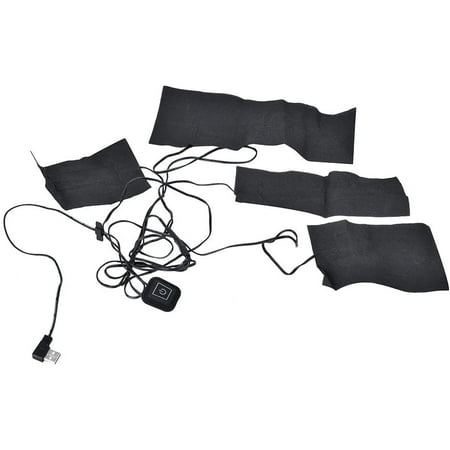 Electric Heating Pad, 4 in 1 5V 2A Carbon Fiber USB Rechargeable ...