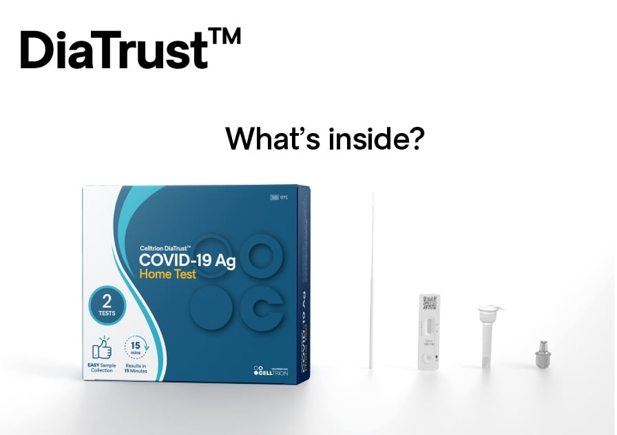 Buy Celltrion DiaTrust™ COVID-19 Ag Home Test, 2 Tests Per Pack, FDA ...