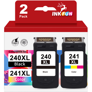 Canon Pixma Genuine PG-240 Black & CL-241 Color Ink Cartridge Combo for ...