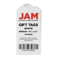 JAM White Holiday Gift Tags, 4.75in x 2.375in, 10 Count - Walmart.com