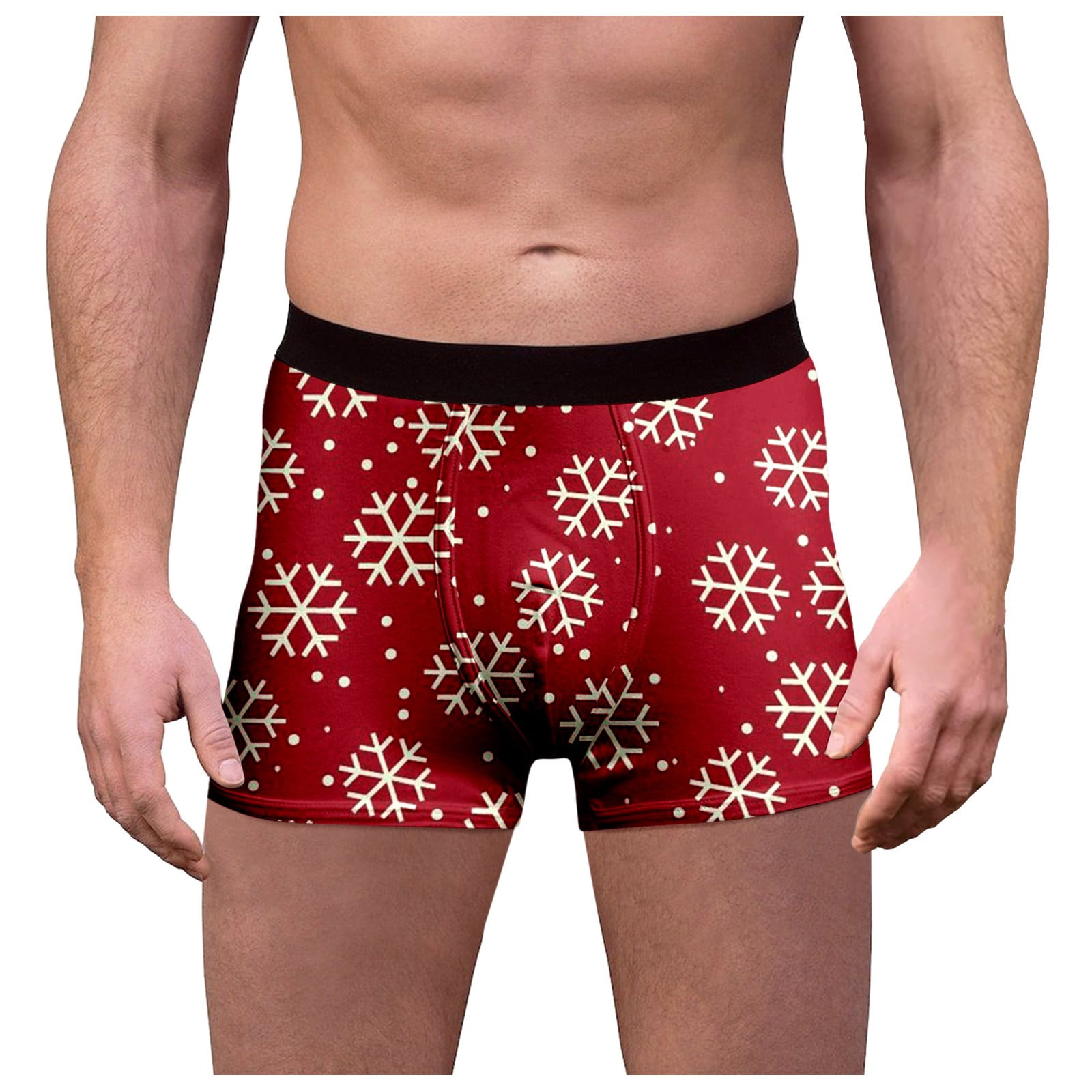 Gyexs Christmas Boxer Briefs for Men Breathable and Comfortable Santa ...
