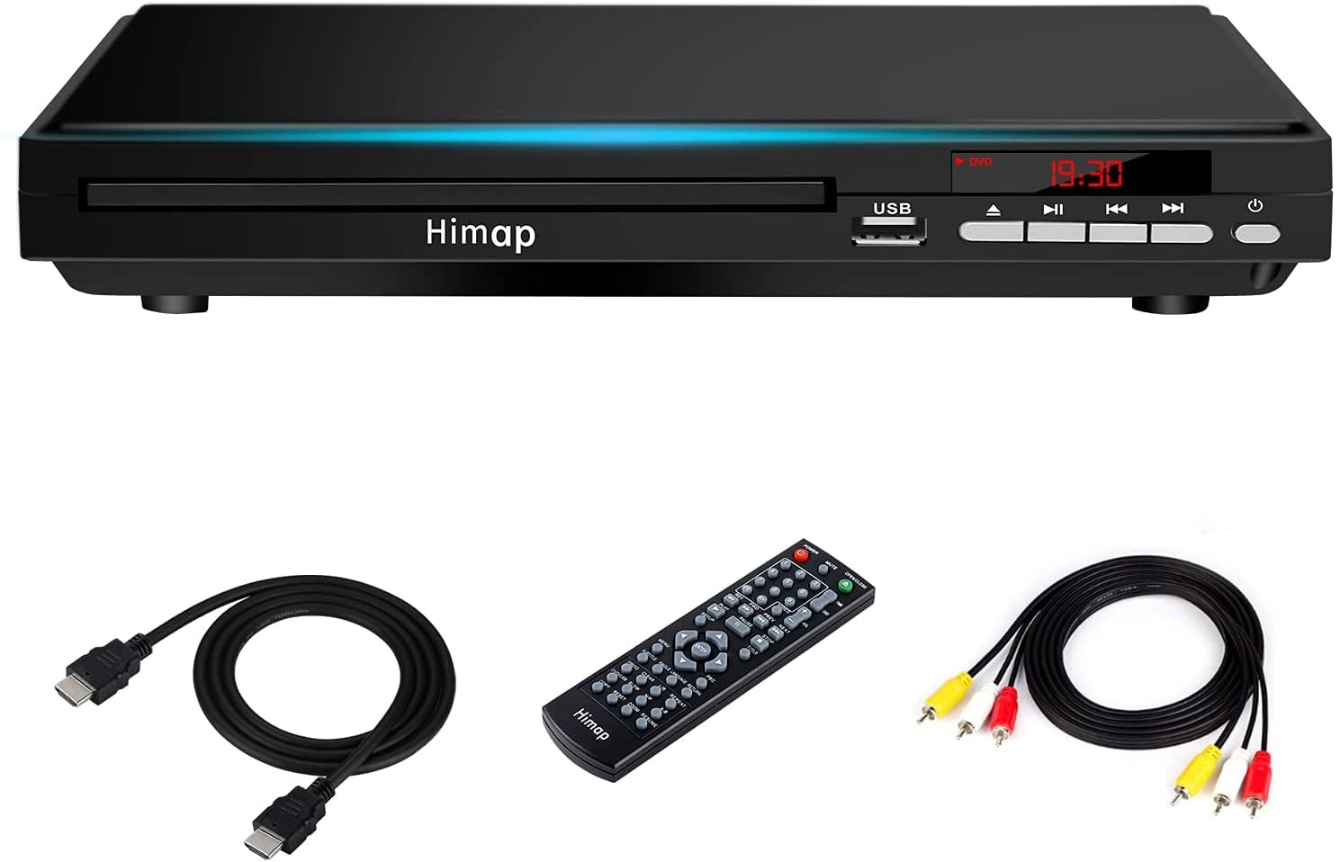 Reproductor de DVD Himap para la region de T HDMI AV USB | Walmart en línea