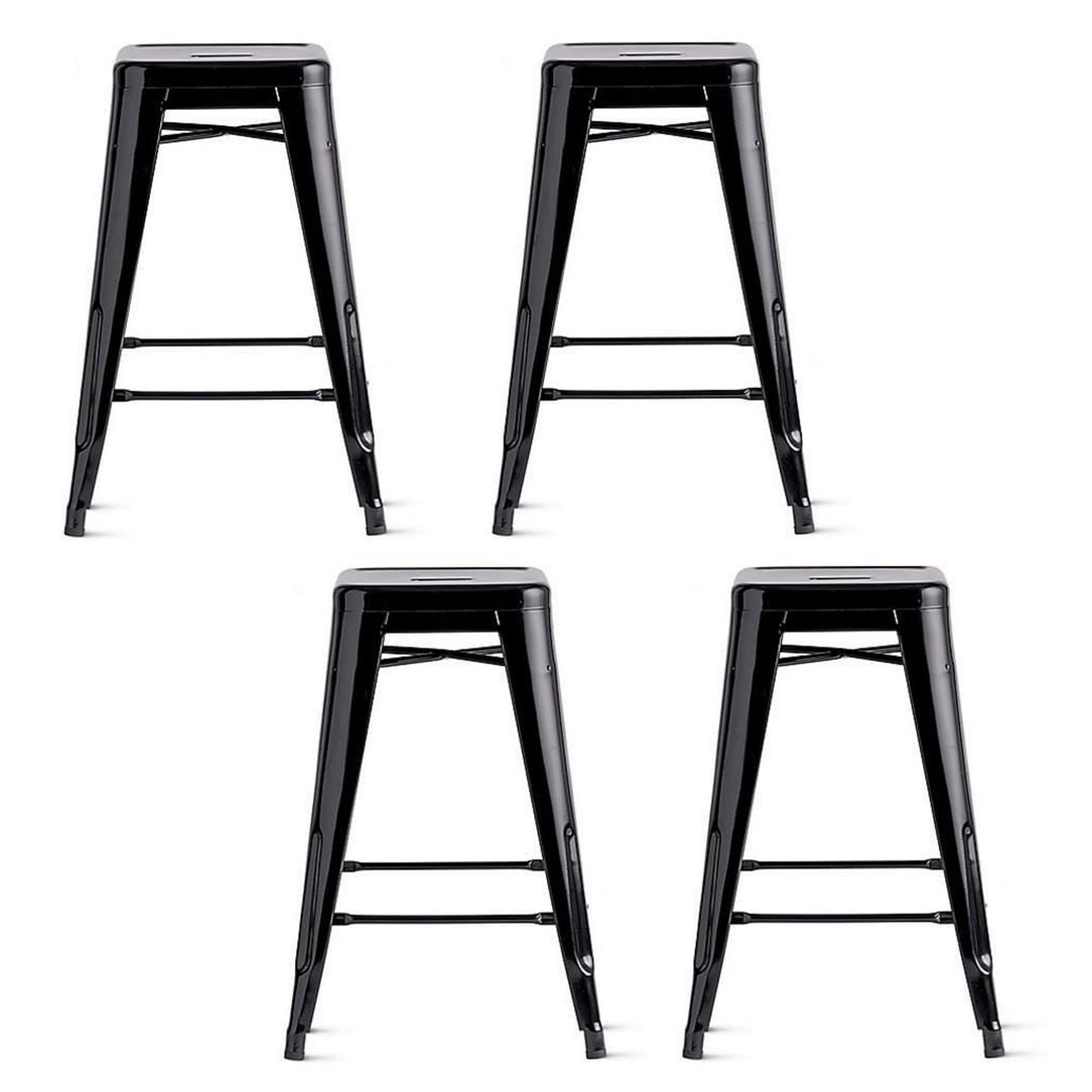 Click here for Heavenly Collection Black Metal Bar Stool prices
